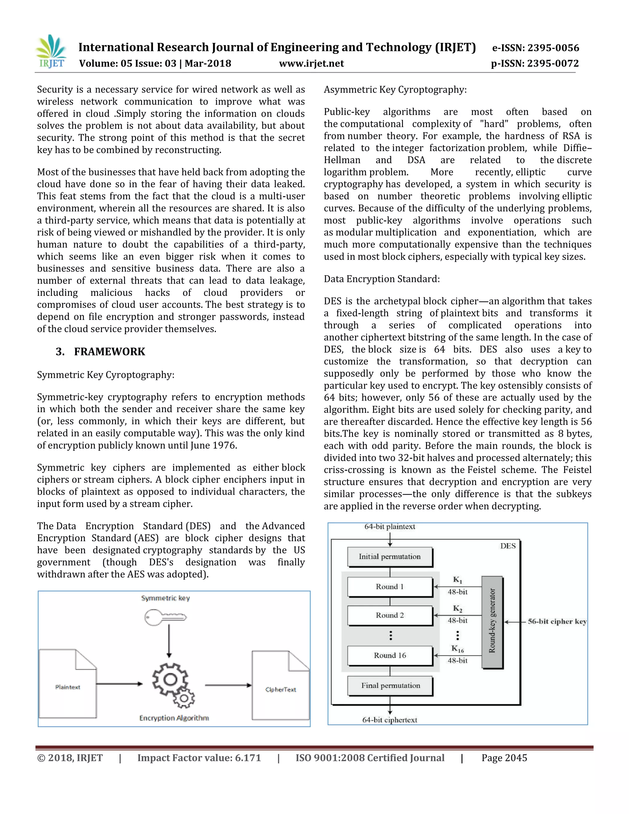 IRJET- Secure File Storage on Cloud using Cryptography | PDF IRJET- Secure File Storage on Cloud using Cryptography | PDF