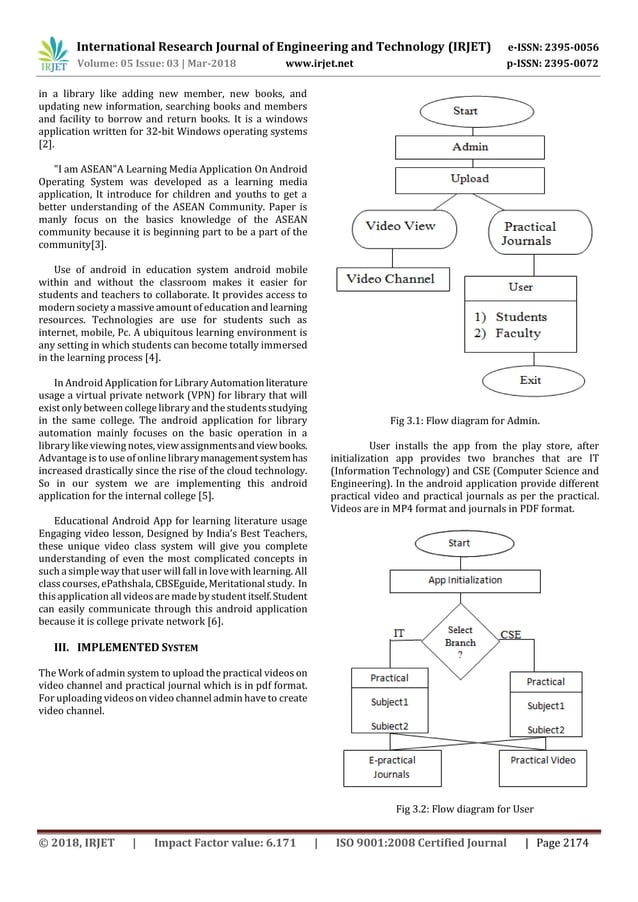 IRJET- Prayog B.E. Android Application-An E-Learning Educational System | PDF