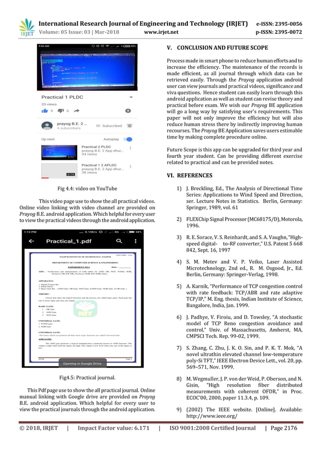 IRJET- Prayog B.E. Android Application-An E-Learning Educational System | PDF