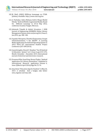 IRJET- Prayog B.E. Android Application-An E-Learning Educational System | PDF