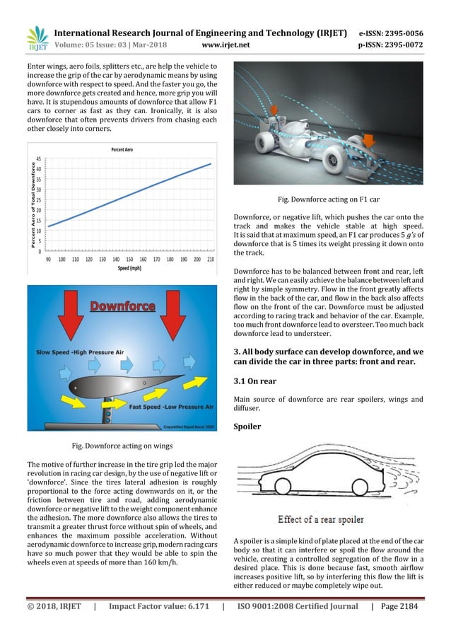 IRJET- Aerodynamics of High Performance Vehicles | PDF
