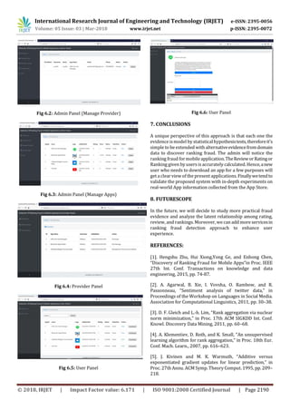 IRJET- Detection of Ranking Fraud in Mobile Applications | PDF