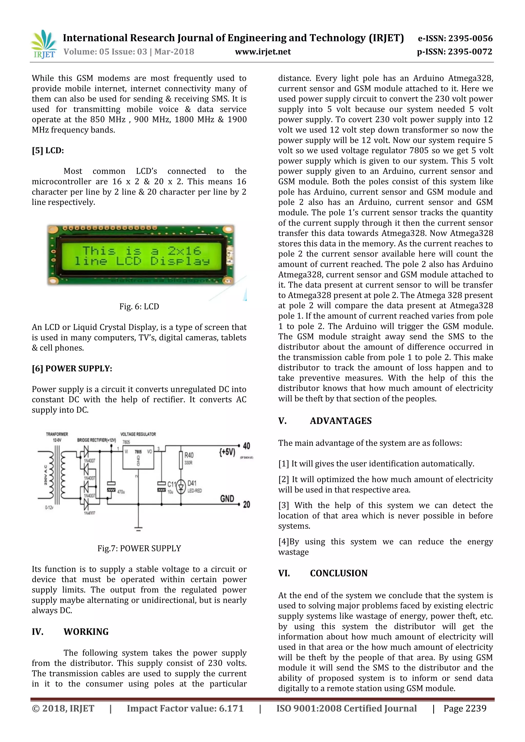 IRJET- Power Theft Detection and Monitoring using GSM Technology | PDF