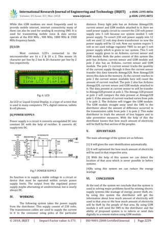 IRJET- Power Theft Detection and Monitoring using GSM Technology | PDF