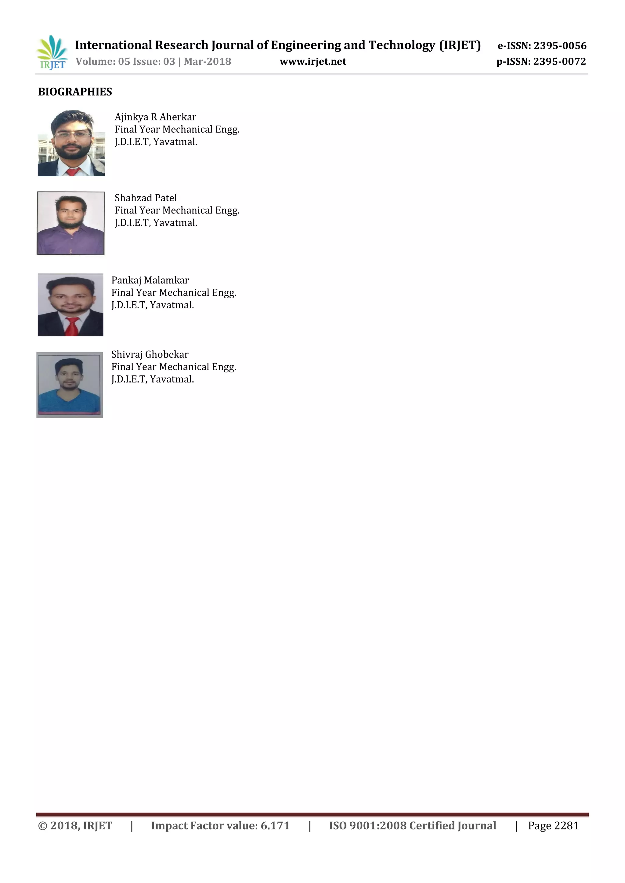 IRJET- Fabrication of Multi-Operation Machine for Disaster Management | PDF