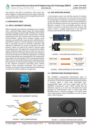 IRJET- Raspberry-Pi Based Automated Greenhouse | PDF
