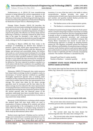 IRJET-Productivity Improvement in a Pressure Vessel using Lean Principles | PDF