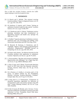 IRJET- Application for Keen Transporation and Crisis Framework | PDF