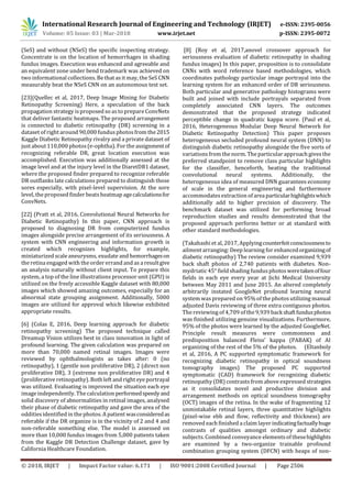 IRJET- Eye Diabetic Retinopathy by using Deep Learning | PDF