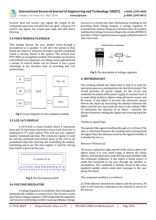 IRJET- Smart Blind Stick using Arduino | PDF | Computer Peripherals | Computing