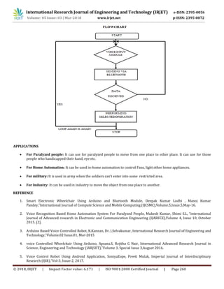 IRJET-Arduino Based Voice Controlled System | PDF