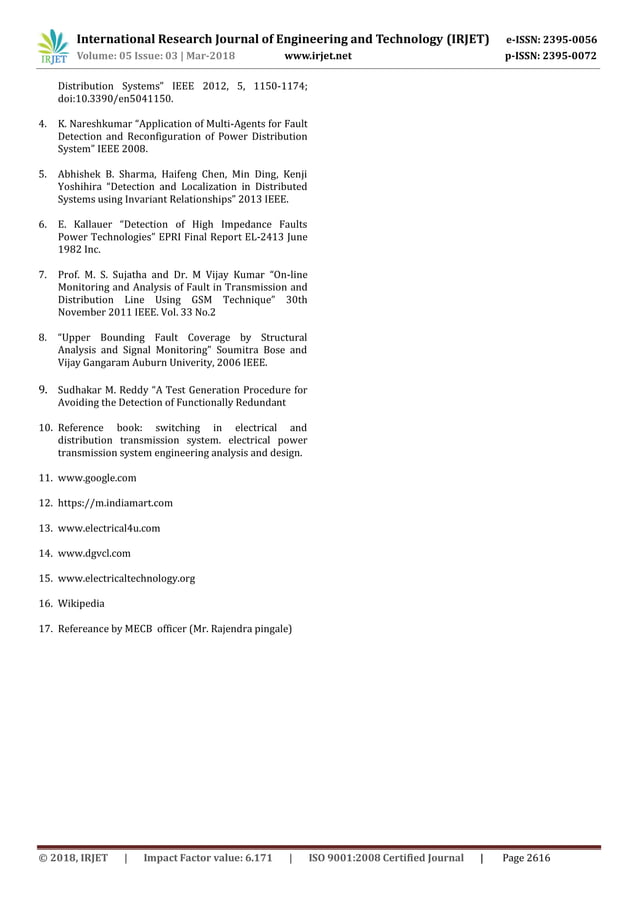 IRJET- Overhead Line Protection with Automatic Switch by using PLC Automation | PDF