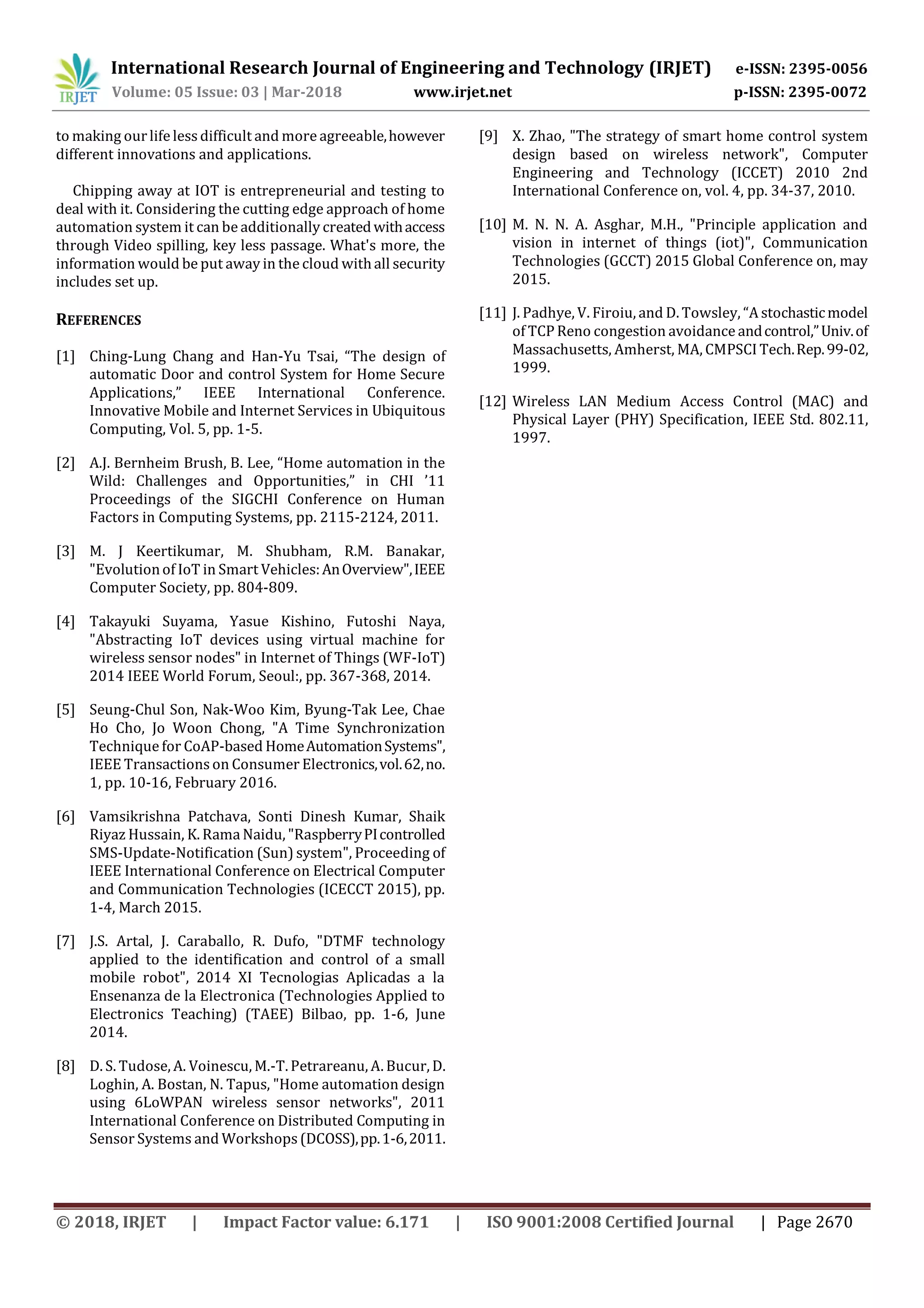 IRJET- Implementation of Smart Surveillance System Based on Bio-Metrics | PDF
