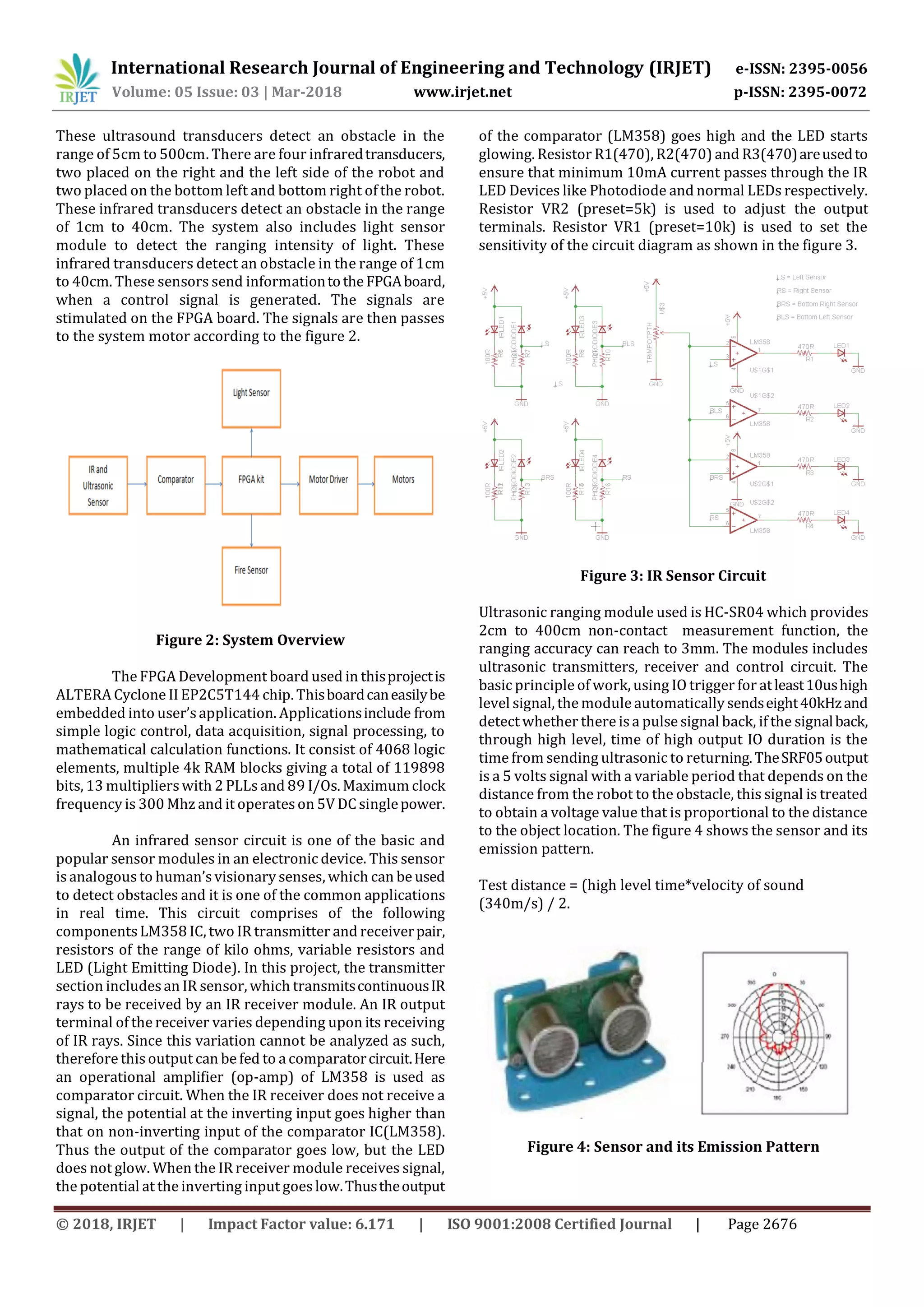 IRJET- Design of an FPGA based Control System for Robot | PDF