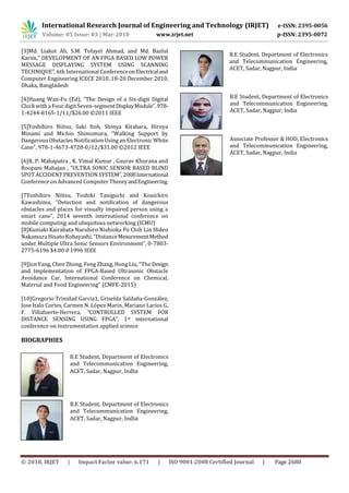 IRJET- Design of an FPGA based Control System for Robot | PDF