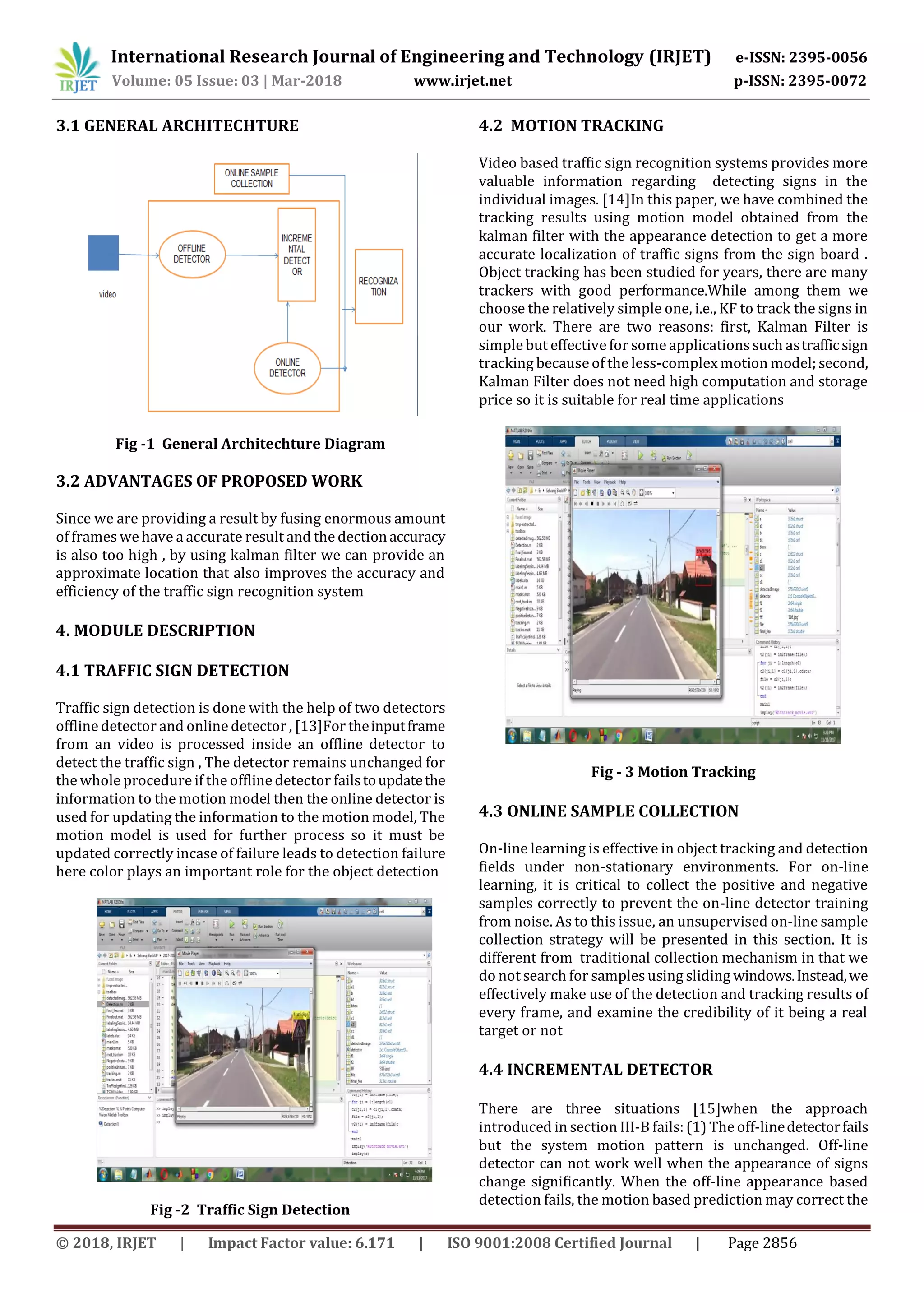 IRJET- Video Based Traffic Sign Detection by Scale Based Frame Fusion Technique | PDF