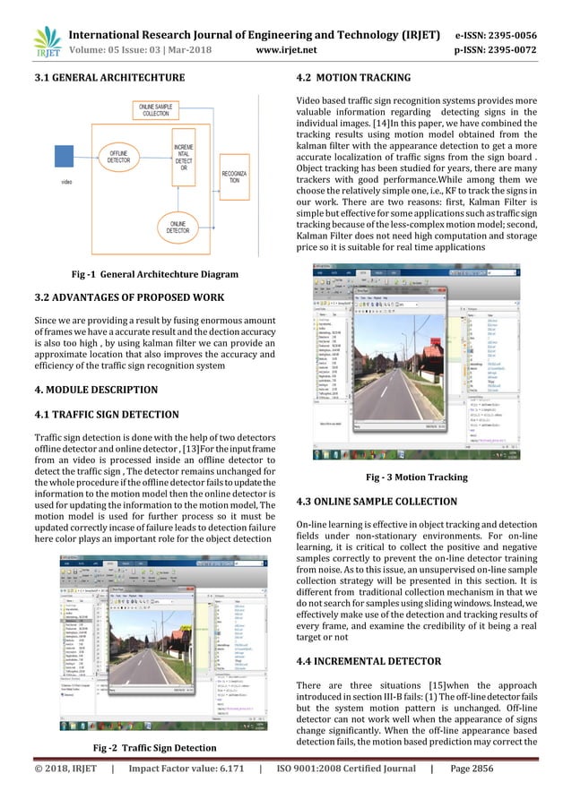 Irjet Video Based Traffic Sign Detection By Scale Based Frame Fusion Technique Pdf