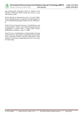 IRJET- Video Based Traffic Sign Detection by Scale Based Frame Fusion ...