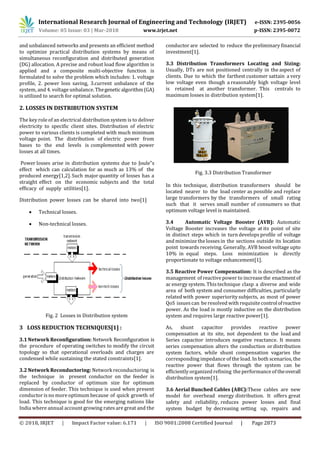 IRJET- Distribution System Planning using Network Reconfiguration for Loss Reduction | PDF