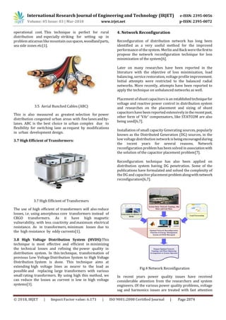 IRJET- Distribution System Planning using Network Reconfiguration for Loss Reduction | PDF