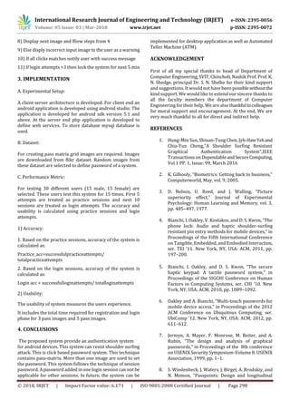 IRJET- PASSMATRIX- An Authentication System to Resist Shoulder Surfing ...