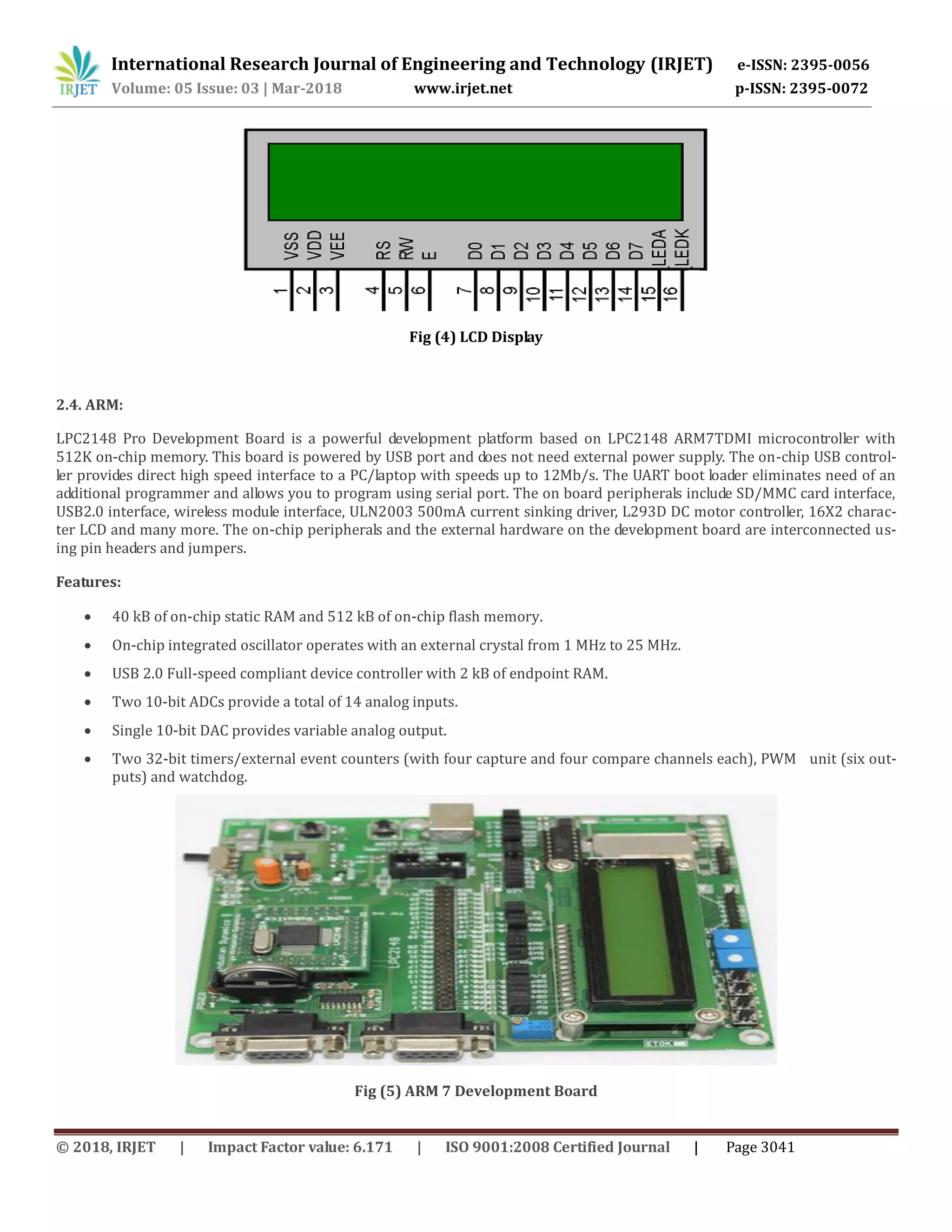 IRJET- Design and Implementation of Fingerprint based Bank Locker System using ARM7 and GSM | PDF