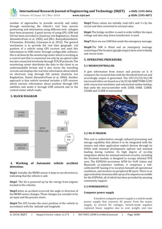 IRJET- Iot Based Automatic Vehicle Accident Tracking Down and Salvage ...