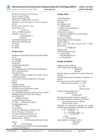 IRJET- Design and Manufacturing of Three Direction Dumping Trolley | PDF