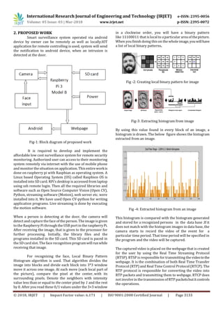 IRJET- Iot Based Home Visitor Monitoring System using Raspberry Pi | PDF