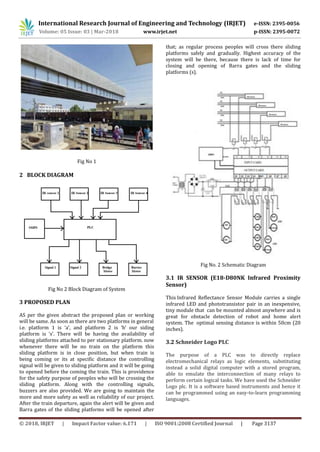 IRJET- Automatic Footbridge Platform System on Railway Platform | PDF