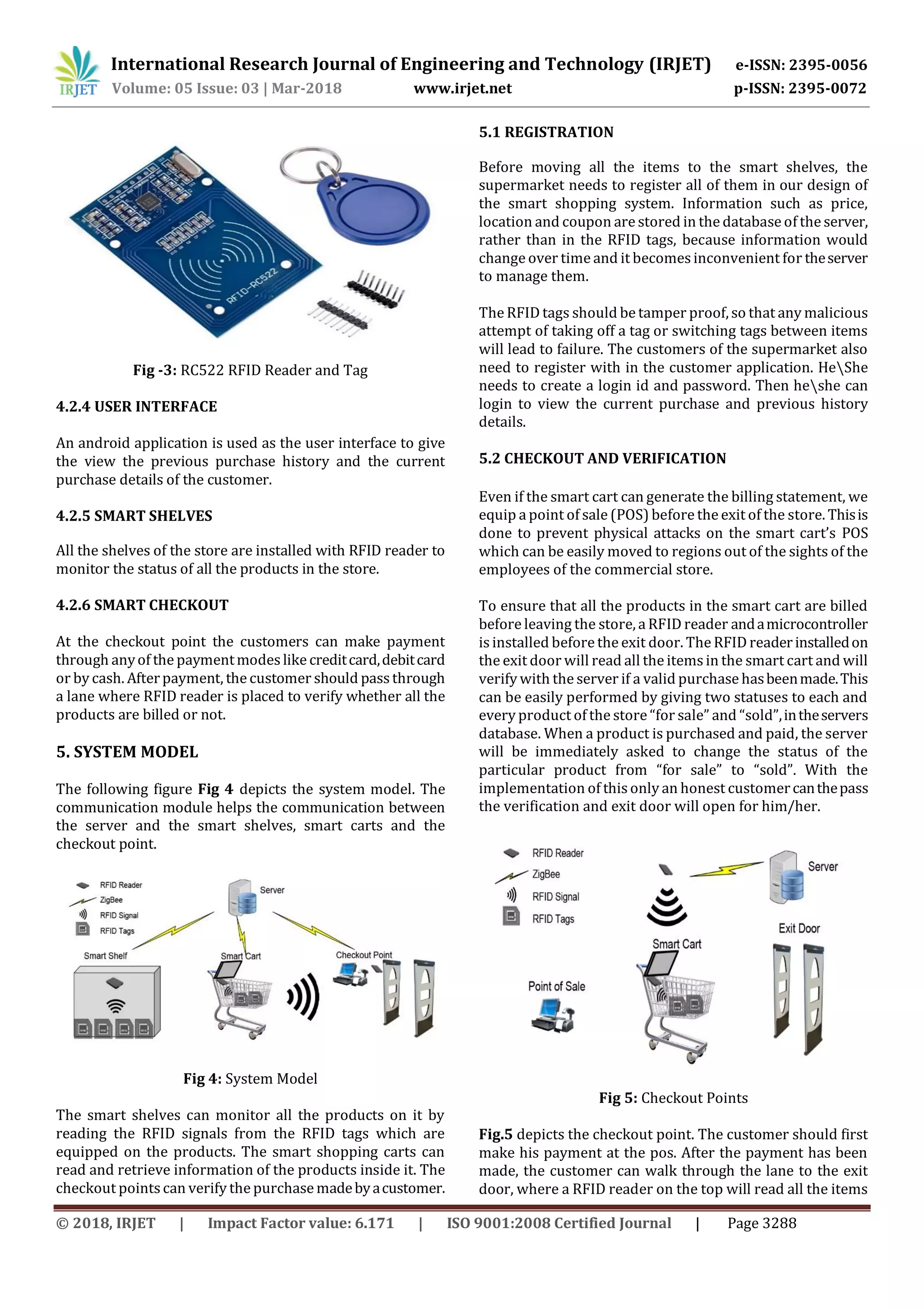 IRJET- Smart Caddie: The IoT Enabled Smart Shopping Cart | PDF