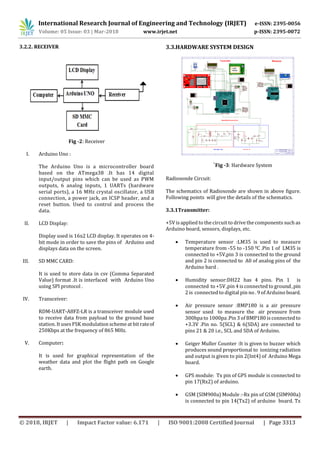 IRJET- Radiosonde Payload for Weather Balloons | PDF