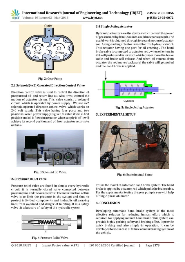 IRJET- Automatic Hand Brake System | PDF