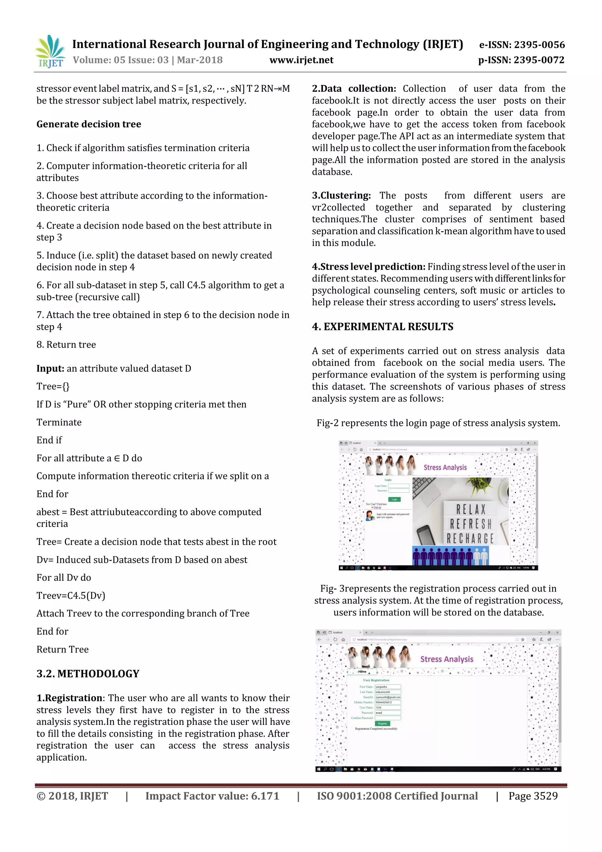 Irjet Human Stress Detection Based On Social Interactions Pdf
