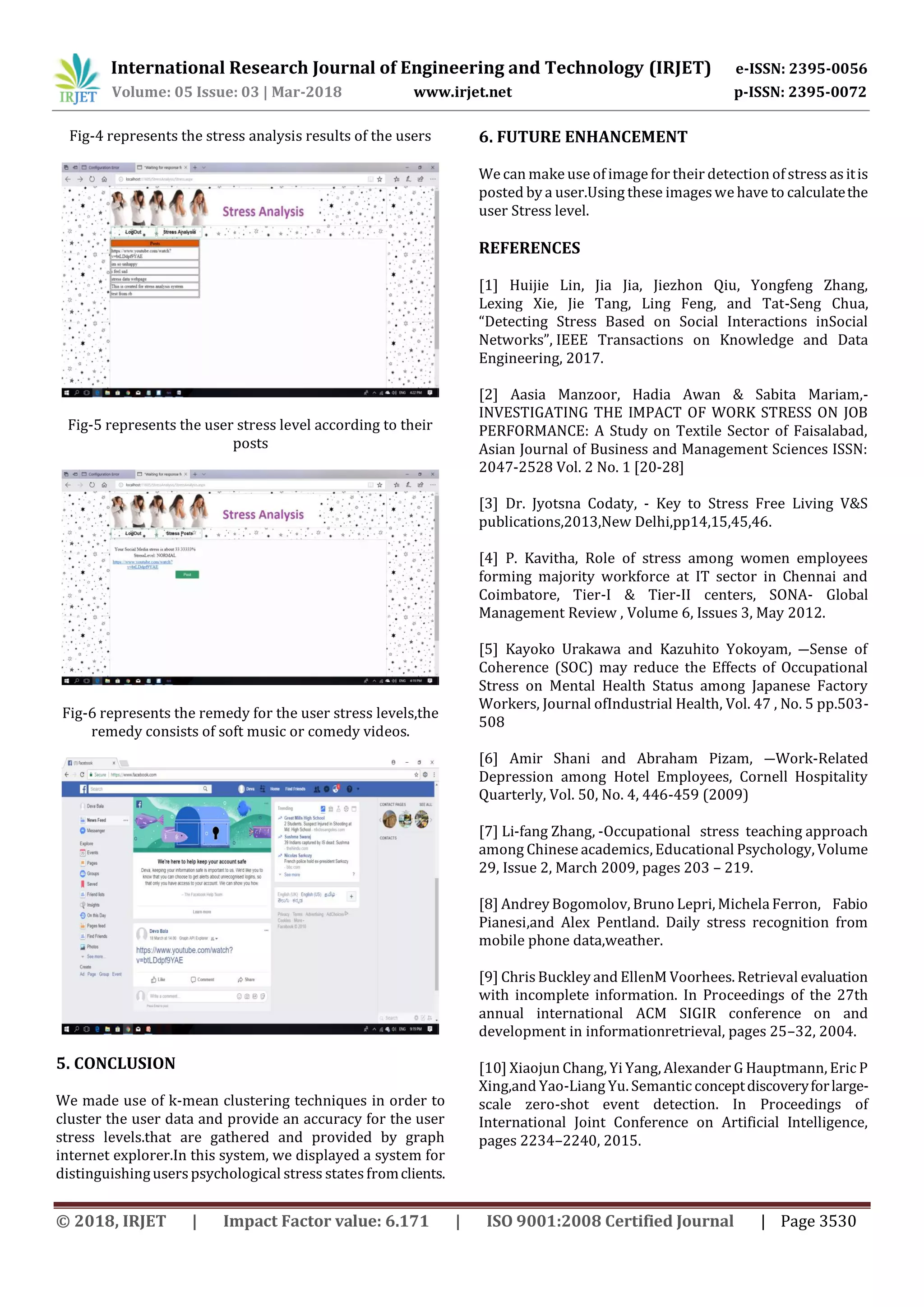 Irjet Human Stress Detection Based On Social Interactions Pdf