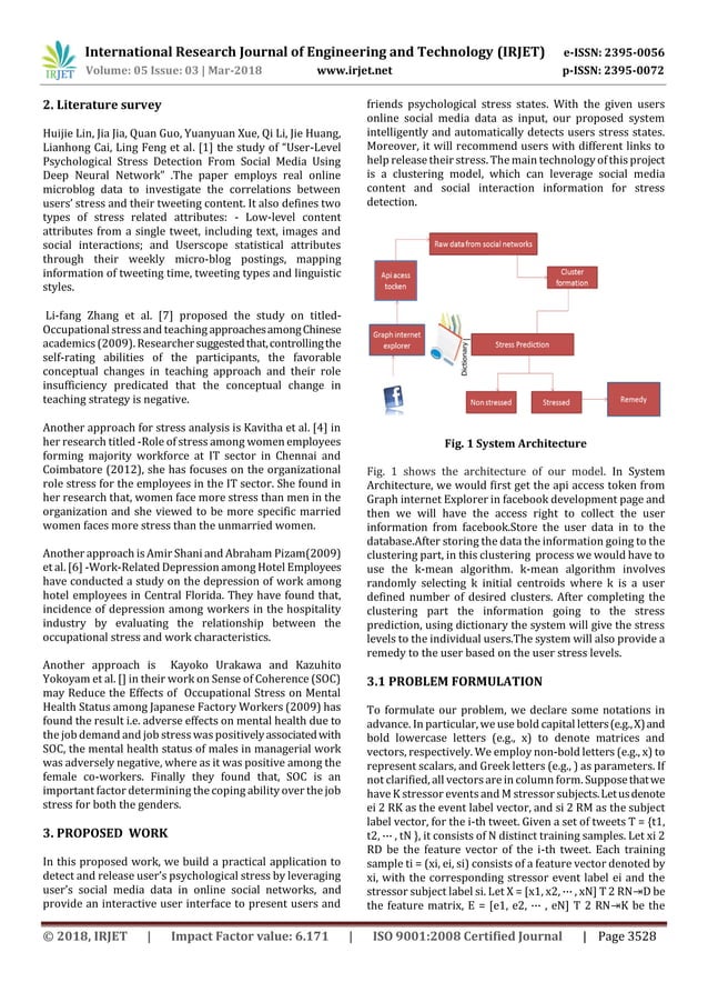Irjet Human Stress Detection Based On Social Interactions Pdf