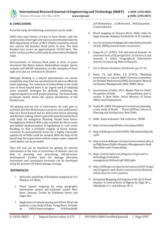 IRJET- Preparation of Flood Model and Hazard Estimation on Yamuna River ...