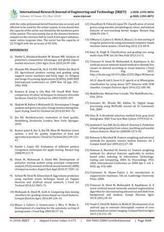 IRJET- Design, Development and Evaluation of a Grading System for Peeled Pistachios | PDF ...