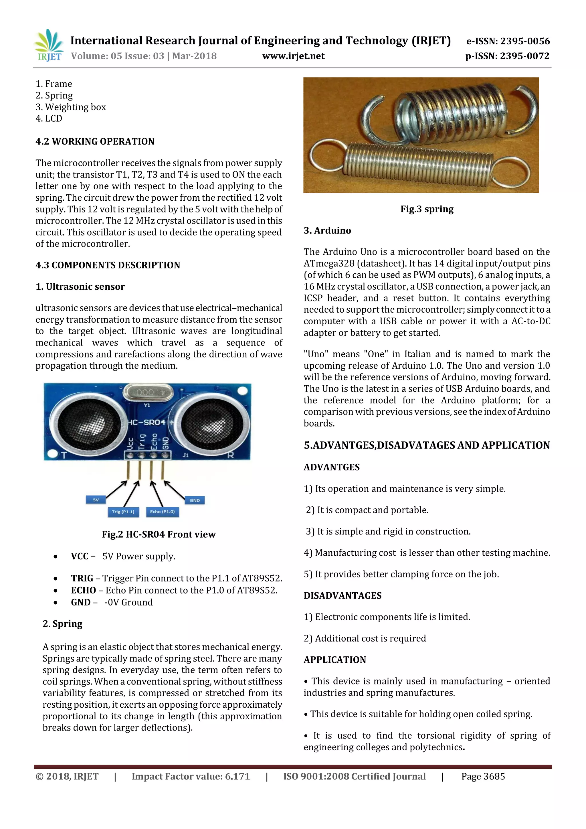 IRJET- Spring Testing Machine | PDF