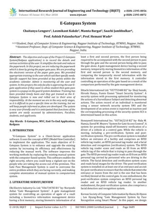 IRJET- E-Gatepass System | PDF