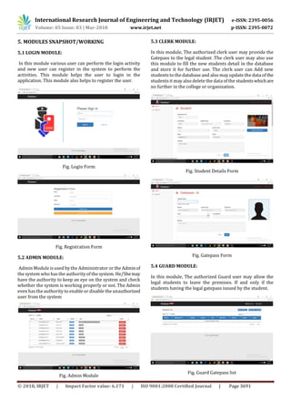IRJET- E-Gatepass System | PDF