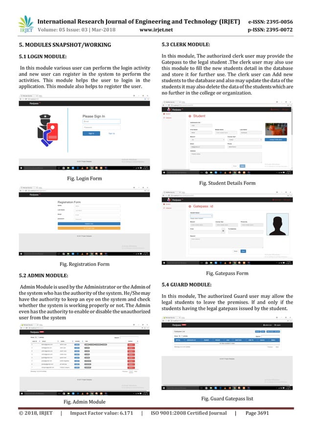 IRJET- E-Gatepass System | PDF