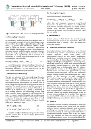 IRJET- Chatbot Using Gated End-to-End Memory Networks | PDF
