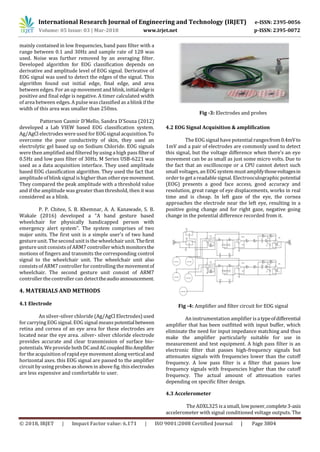 IRJET- Microcontroller Based EOG and Accelerometer Guide Wheelchair | PDF