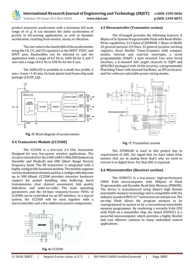 IRJET- Microcontroller Based EOG and Accelerometer Guide Wheelchair | PDF