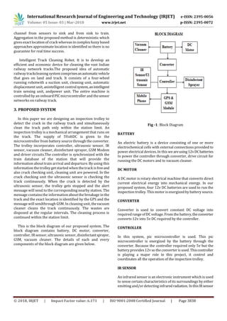 IRJET- Automatic Inspection Trolley for Railway Track Crack Detection ...