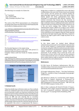 IRJET- Password Management Kit for Secure Authentication | PDF