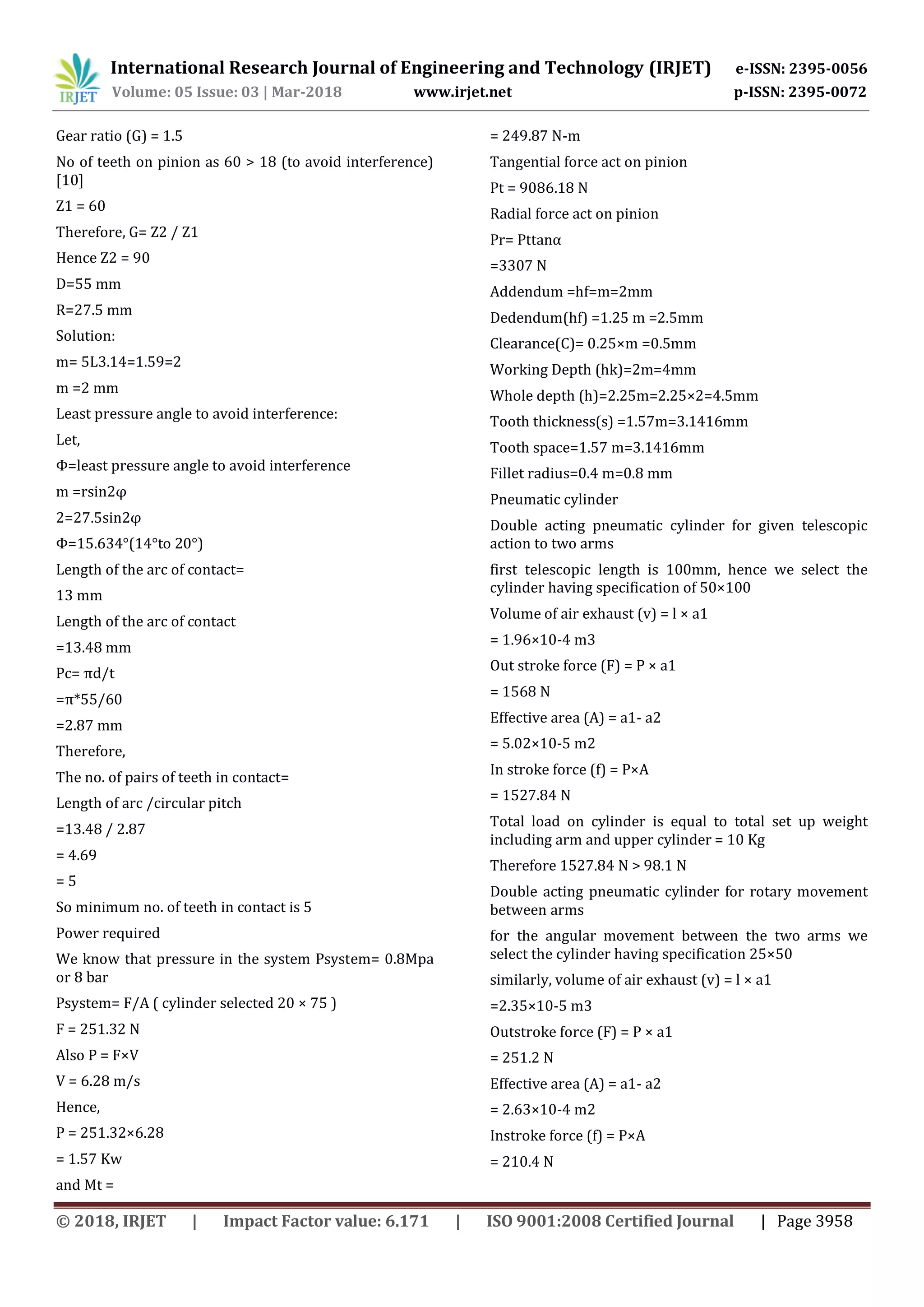 IRJET- Six Axis Pneumatic Materials Handling Robotic Arm | PDF