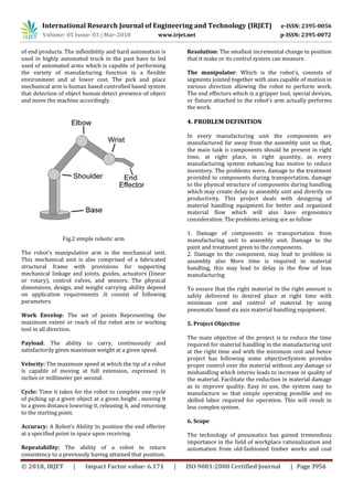 IRJET- Six Axis Pneumatic Materials Handling Robotic Arm | PDF