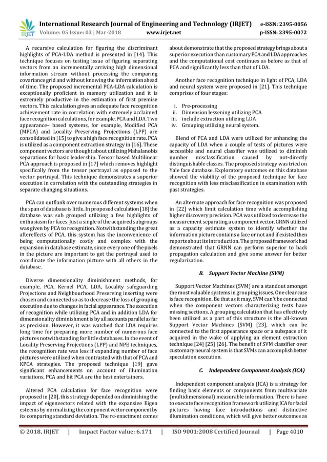 IRJET- Human Resource and Management System Using Face Recognition | PDF